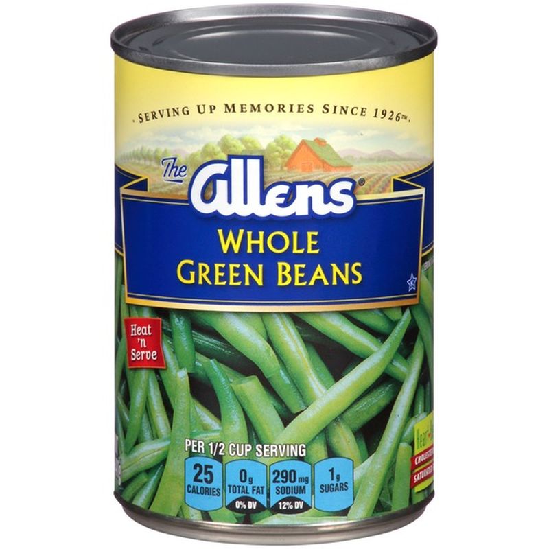 Allens Whole Green Beans (14.5 oz) Delivery or Pickup Near Me - Instacart