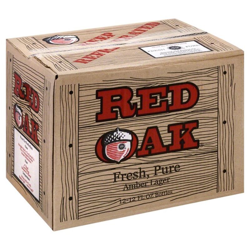 Red Oak Beer, Amber Lager, Box (12 fl oz) - Instacart