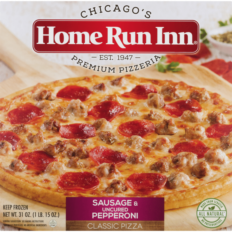 Home Run Inn Classic Pizza Sausage & Uncured Pepperoni (31 oz) - Instacart