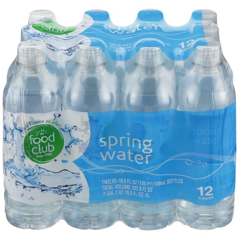 Food Club Spring Water (202.8 fl oz) - Instacart