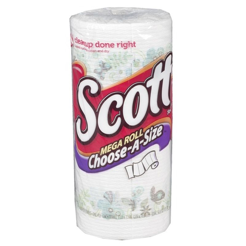 Scott Towels Mega Roll CAS Prints 102 (102 ct) - Instacart