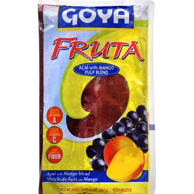 Goya Açaí with Mango Fruit Pulp Blend (14 oz) - Instacart