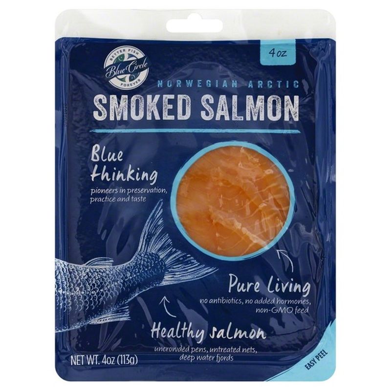 Blue Circle Salmon, Smoked, Norwegian Arctic (4 oz) - Instacart