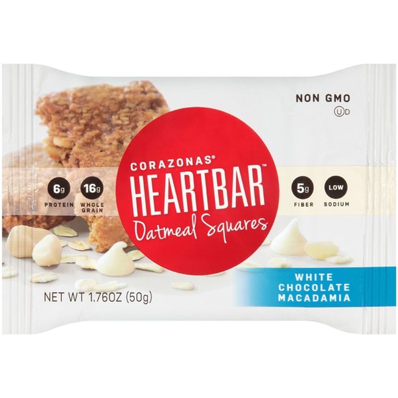 Corazonas White Chocolate Macadamia Corazonas Heartbar White Chocolate ...