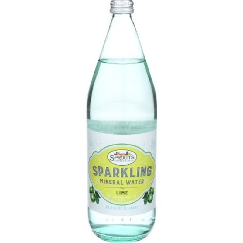 Sprouts Lime Sparkling Water (33.8 fl oz) - Instacart