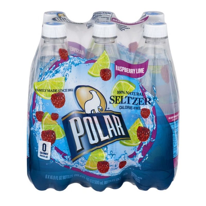 Polar Seltzer, Raspberry Lime (6 each) - Instacart