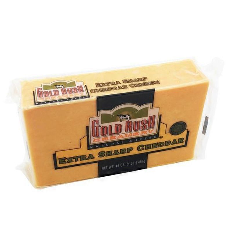 Gold Rush Extra Sharp Cheddar Cheese (16 oz) - Instacart