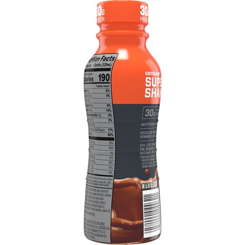 Gatorade Chocolate Protein Shake With Nutrients (11.16 fl oz) - Instacart