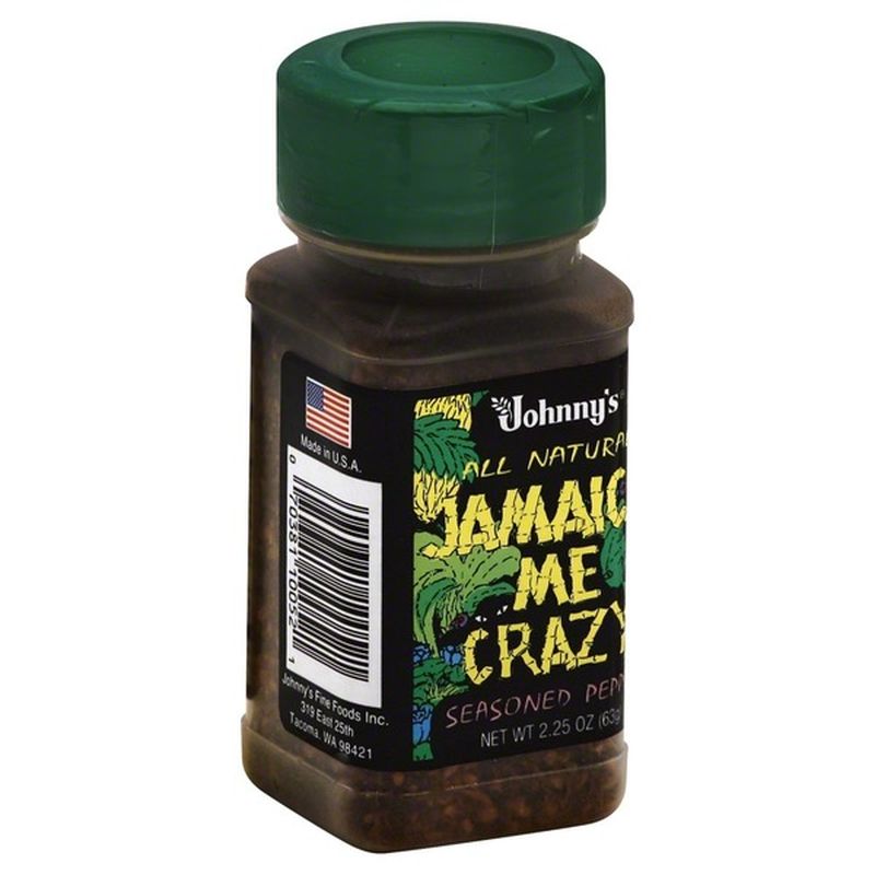 Johnnys Seasoned Pepper, Jamaica Me Crazy, Jar (2.25 oz) - Instacart