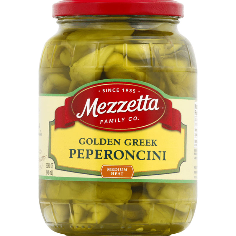 Mezzetta Peperoncini, Golden Greek, Medium Heat (32 oz) - Instacart