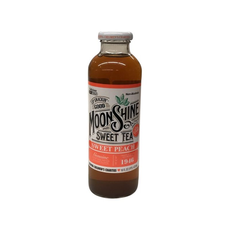 Moonshine Sweet Tea Sweet Tea, Sweet Peach (16 oz) - Instacart