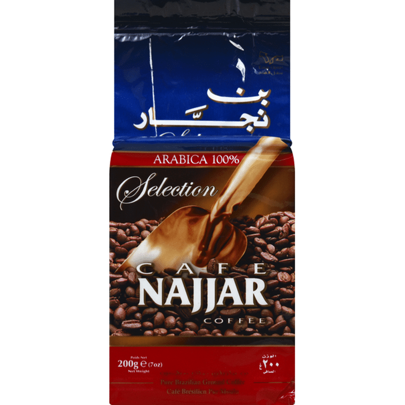 Cafe Najjar Coffee, Pure Brazilian, Ground (200 g) - Instacart