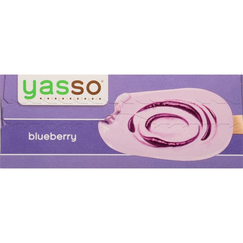 Yasso Blueberry Frozen Greek Yogurt Bars (3.5 fl oz) - Instacart