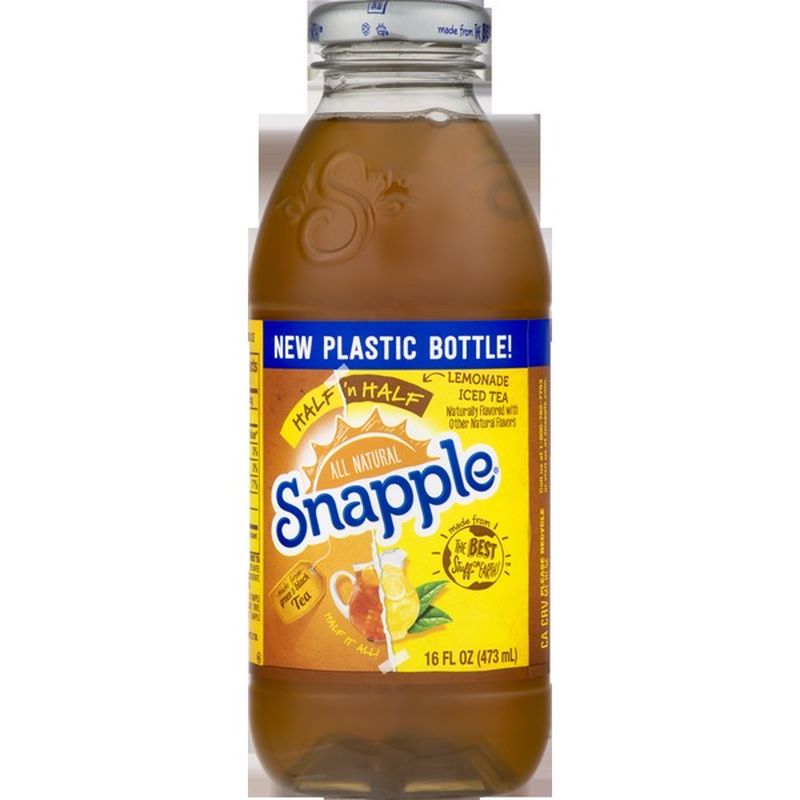 Snapple Half 'n Half Lemonade Iced Tea (16 fl oz) - Instacart