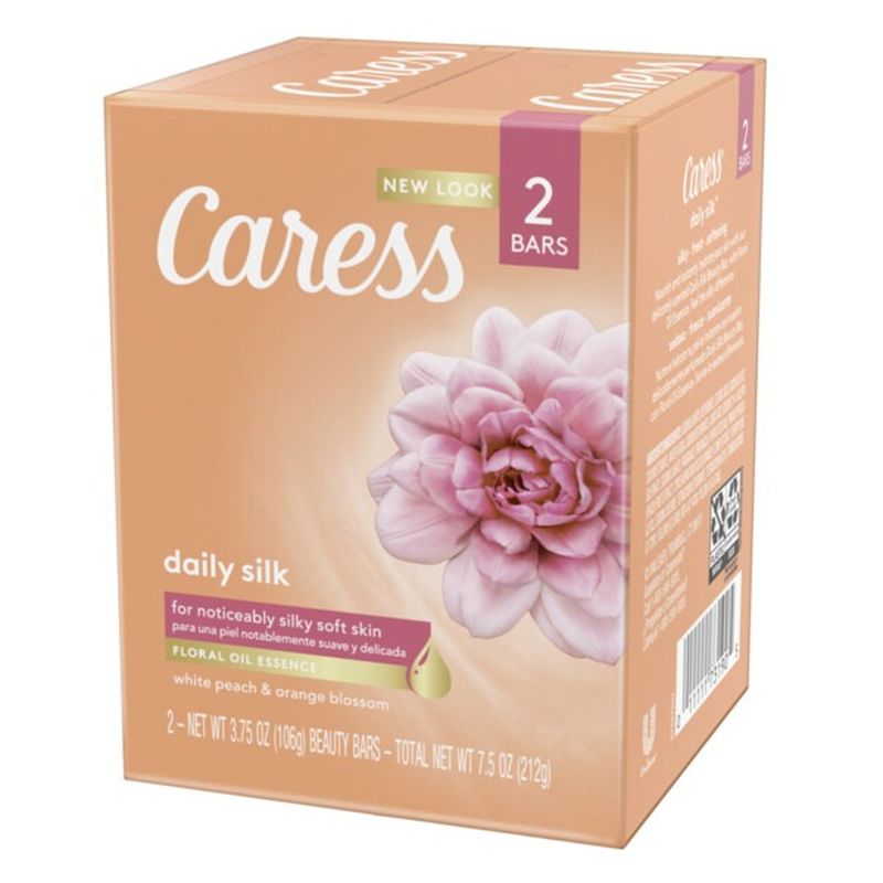 Caress Beauty Bar Soap Daily Silk (4 oz) - Instacart