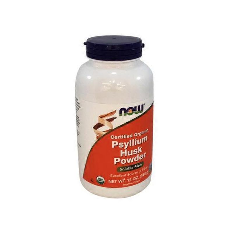 Now Organic Psyllium Husk Powder (12 oz) - Instacart