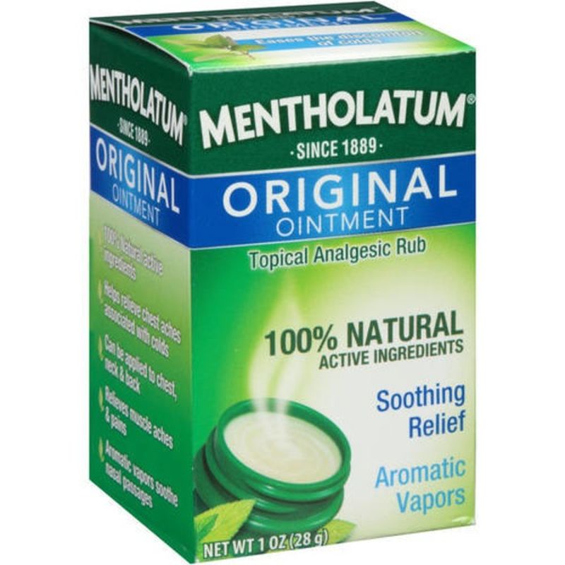 Mentholatum Topical Analgesic Rub, Original Ointment (1.5 oz) - Instacart
