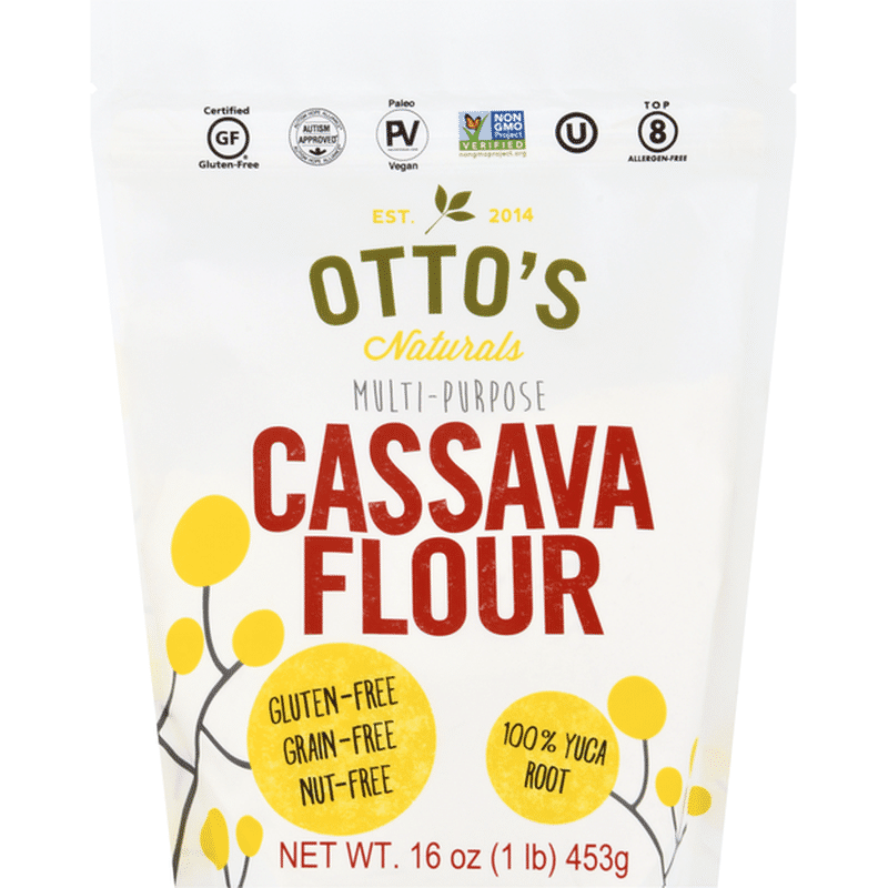 Otto's Naturals Cassava Flour, Multi-Purpose (16 oz) - Instacart Otto's Naturals Cassava Flour, Multi-Purpose (16 oz) - Instacart