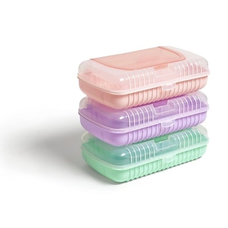 Pep Rally 52896 Assorted Colors Lid Polypropylene Cases (each) - Instacart