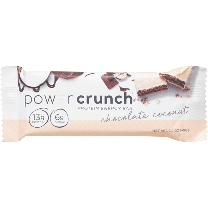 Power Crunch Protein Energy Bar, Chocolate Coconut (1.4 oz) - Instacart