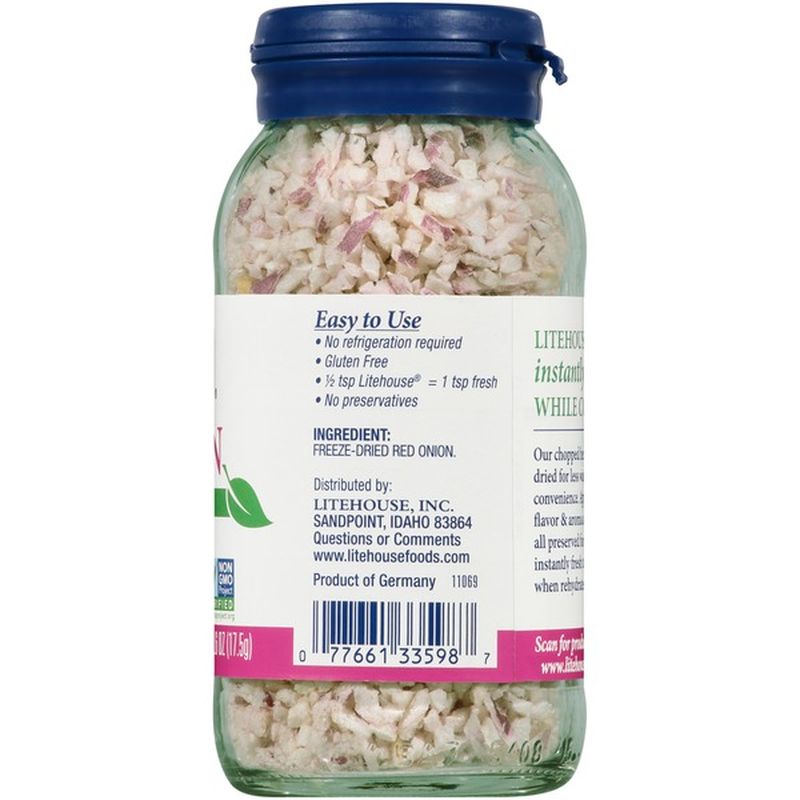 Litehouse Freeze Dried Red Onion (0.35 oz) - Instacart