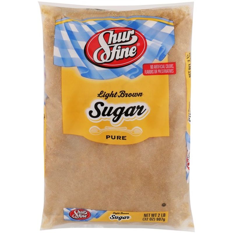 Shurfine Pure Light Brown Sugar (2 lb) - Instacart