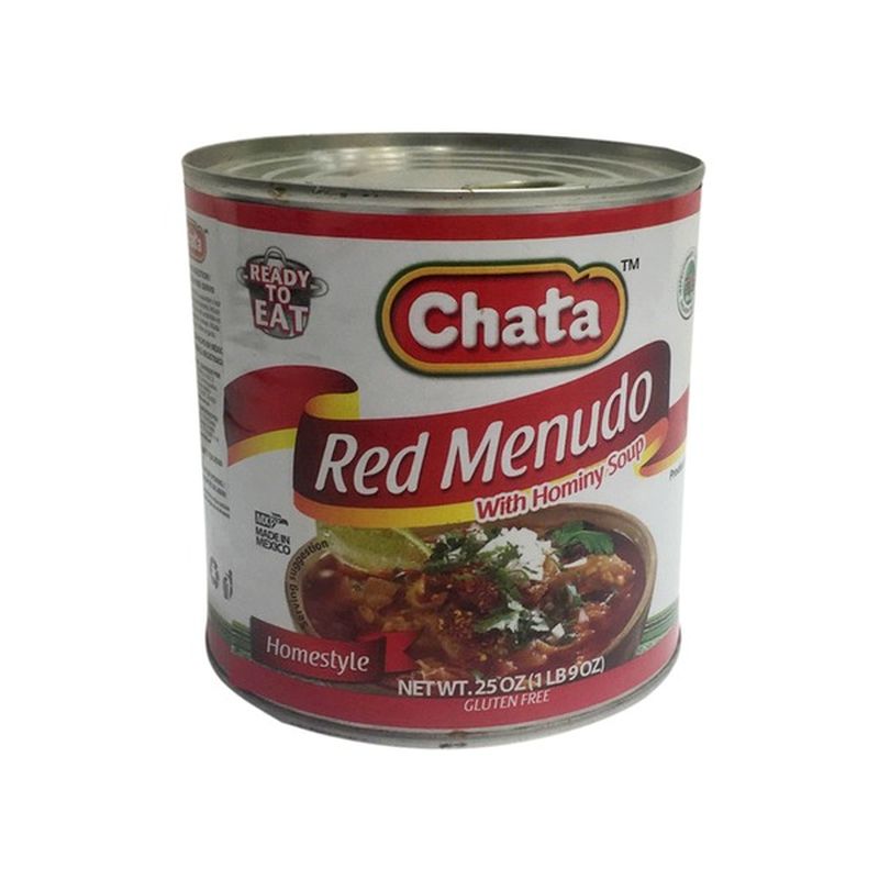 Chata Menudo, Red, with Hominy Soup, Homestyle (25 oz) - Instacart