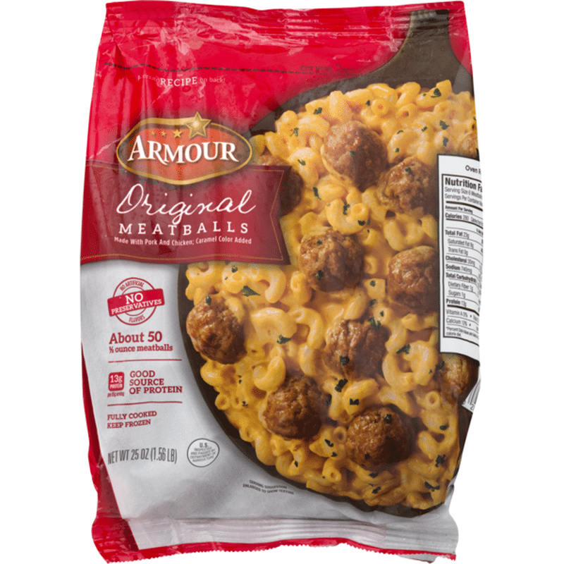 Armour Meatballs (25 oz) - Instacart