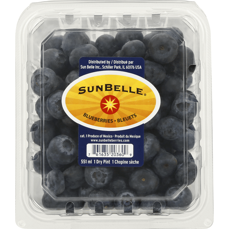 Sunbelle Blueberries (12 oz container) - Instacart