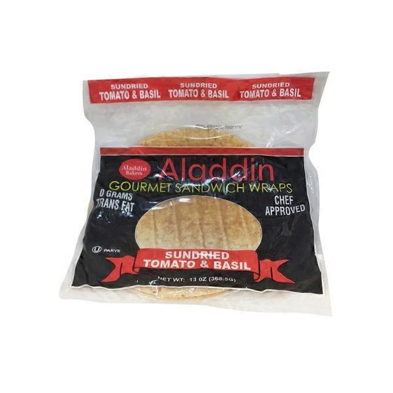 Aladdin Bakers Sundried Tomato Wrap (13 oz) - Instacart