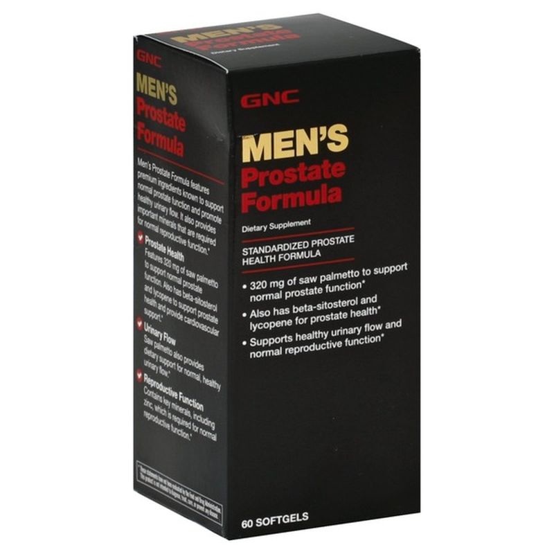 GNC Prostate Formula, Men's, Softgels (60 each) - Instacart