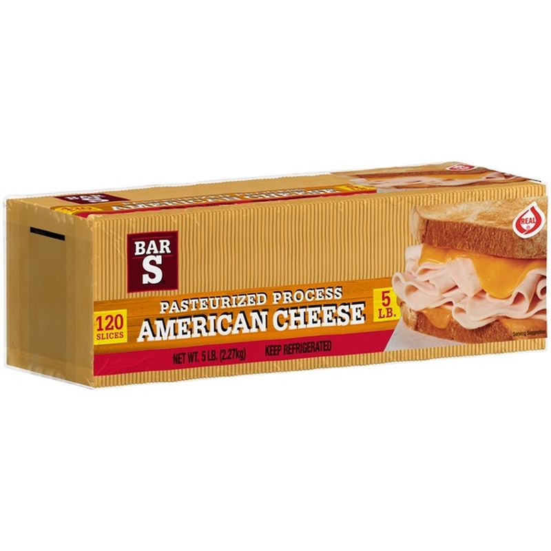 Bar S Pasteurized Process American Cheese Slices (2.27 kg) - Instacart Bar S Pasteurized Process American Cheese Slices (2.27 kg) - Instacart