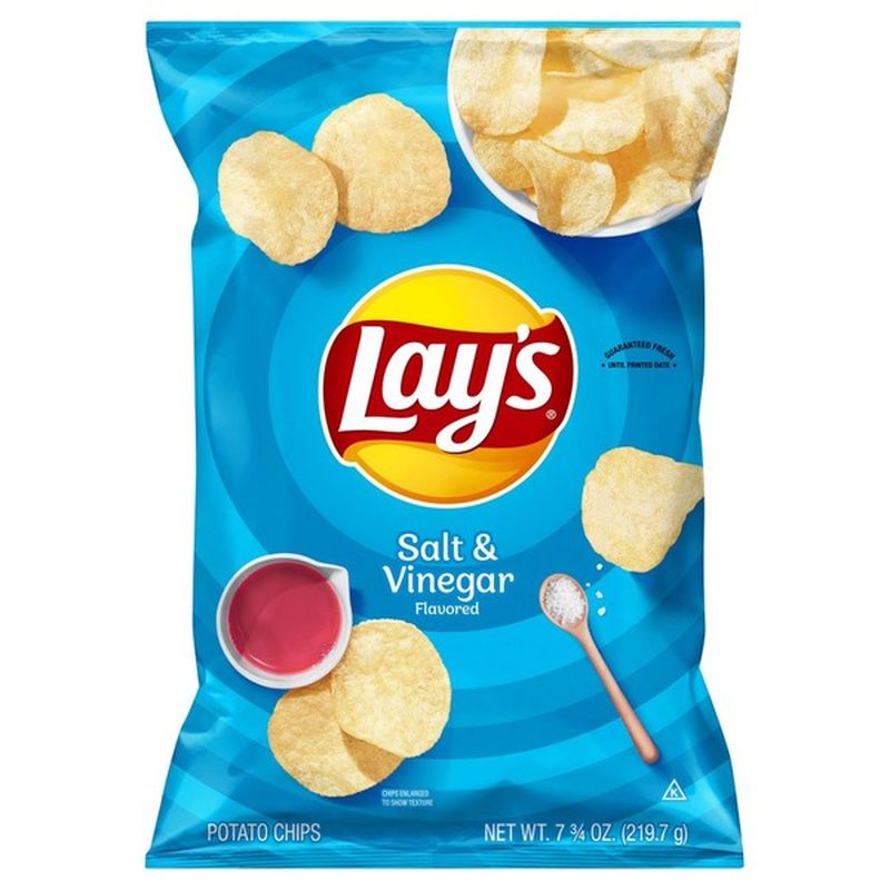 Lay's Salt And Vinegar Potato Chips (7.75 oz) - Instacart