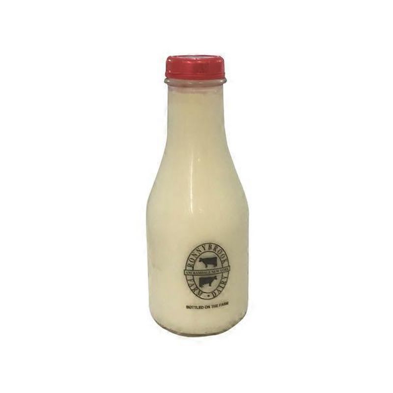 Ronnybrook Farm Creamline Milk in One Way Glass Quarters (each) - Instacart