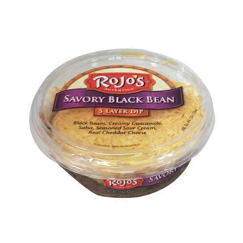Rojo's 5 Layer Dip, Savory Black Bean (15 oz) - Instacart