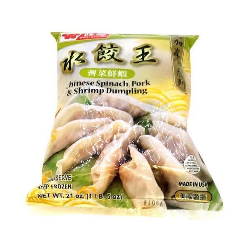 Wei Chuan Chinese Spinach Pork & Shrimp Dumplings (21 oz) - Instacart