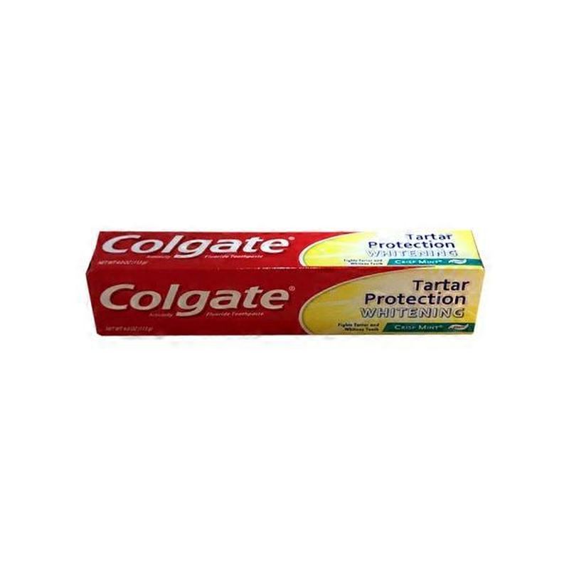 Colgate Crisp Mint Tartar Protection Whitening Toothpaste (4 oz ...