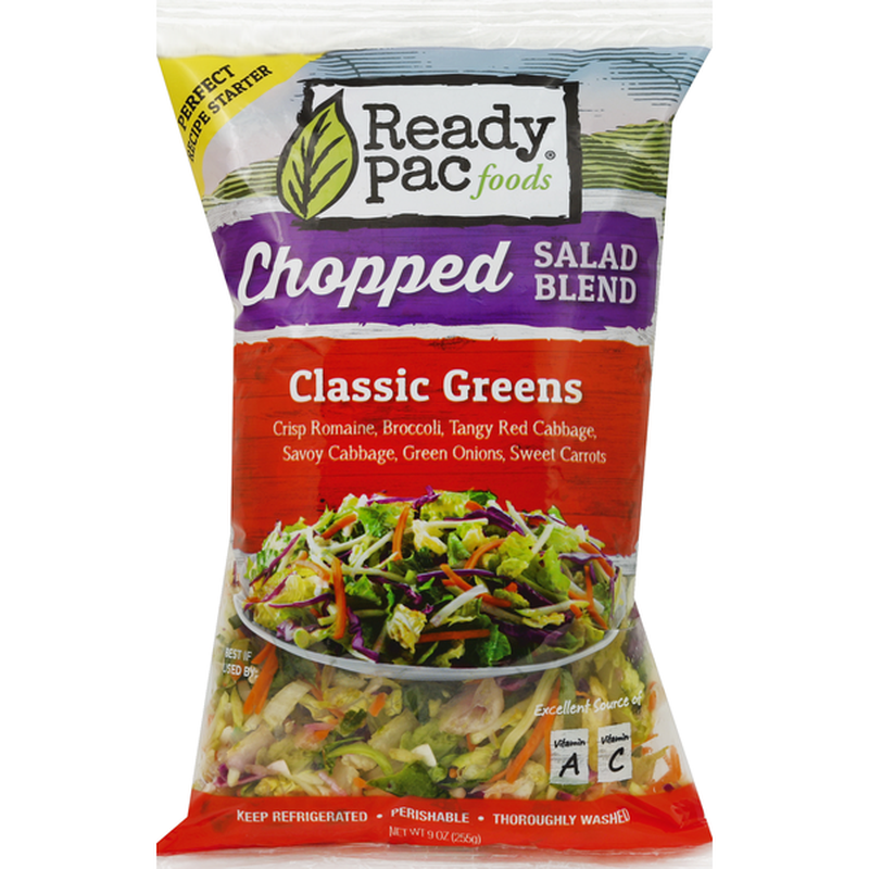 Ready Pac Salad Blend, Chopped, Classic Greens (9 oz) - Instacart