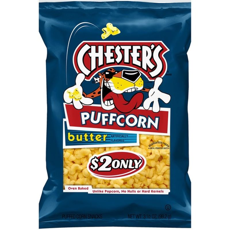 Chester'S PuffCorn Butter Corn Snacks (3.5 oz) - Instacart