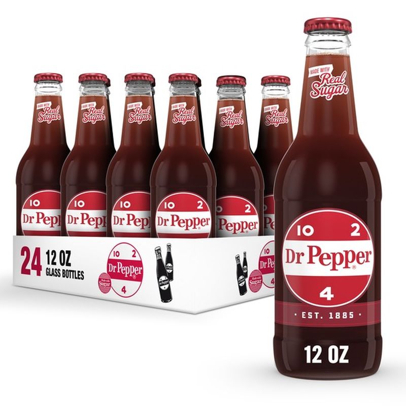 Dr Pepper Made with Sugar (12 fl oz) - Instacart