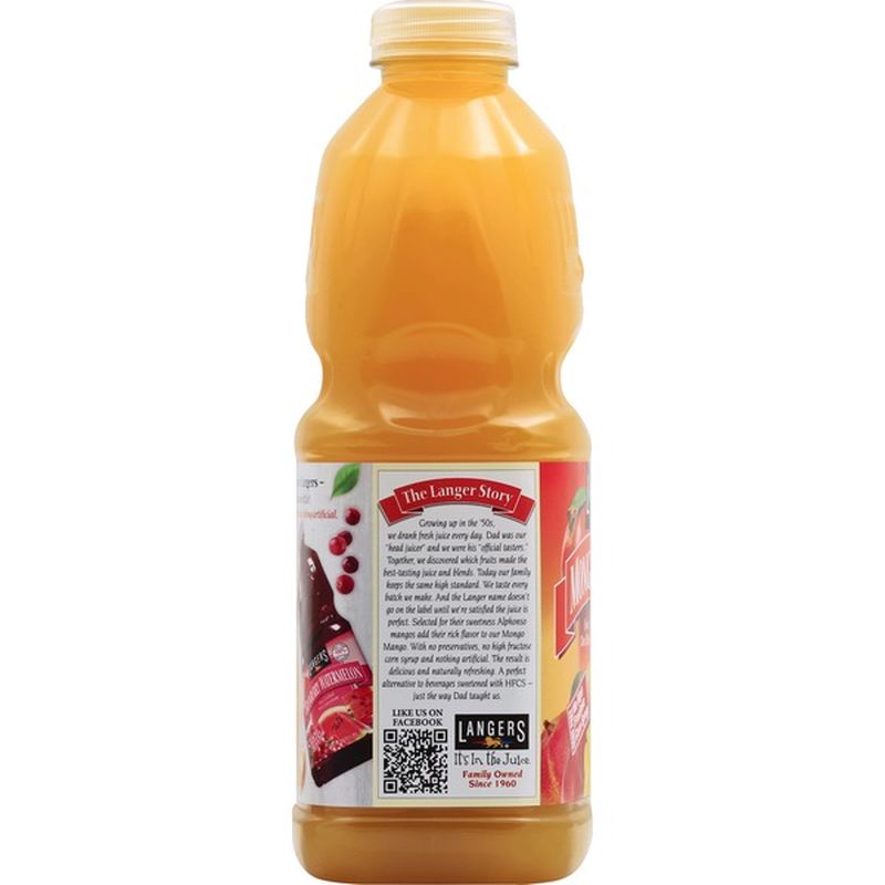 Langers Juice Cocktail Mongo Mango (64 fl oz) - Instacart