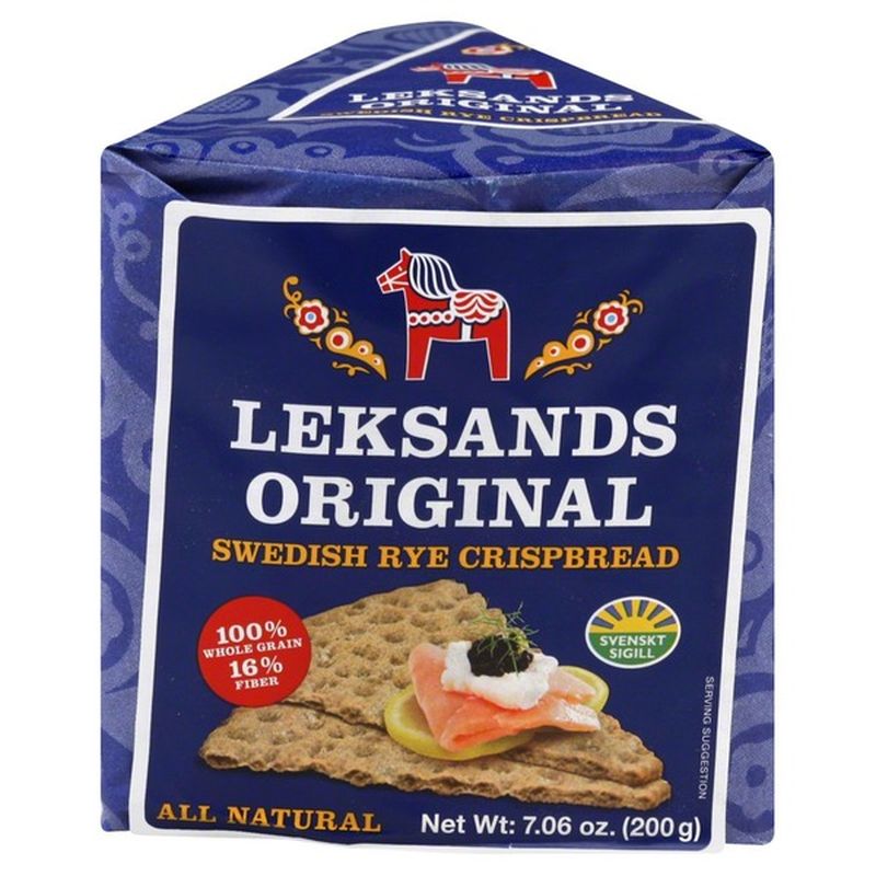 Leksands Crispbread, Swedish Rye, Original (7.06 oz) - Instacart