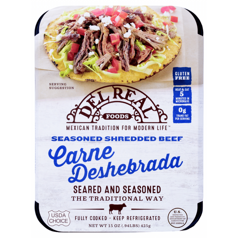 Del Real Carne Deshebrada (15 oz) - Instacart