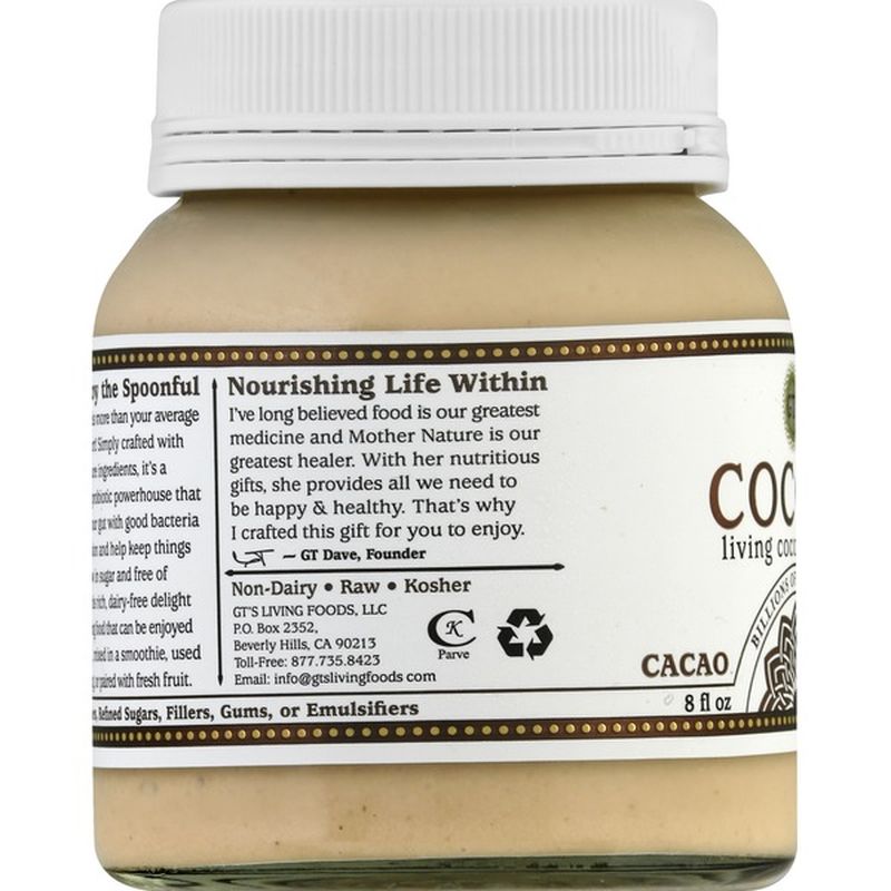 GTS Living Foods Yogurt, Living Coconut (8 oz) - Instacart