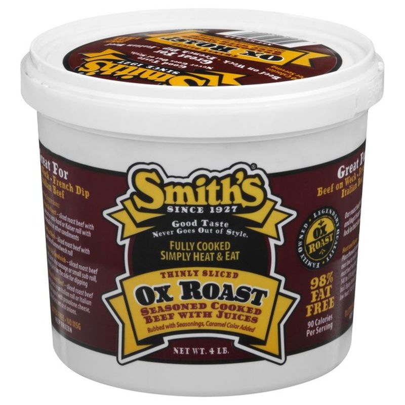 Smiths Ox Roast, Thinly Sliced (4 lb) - Instacart