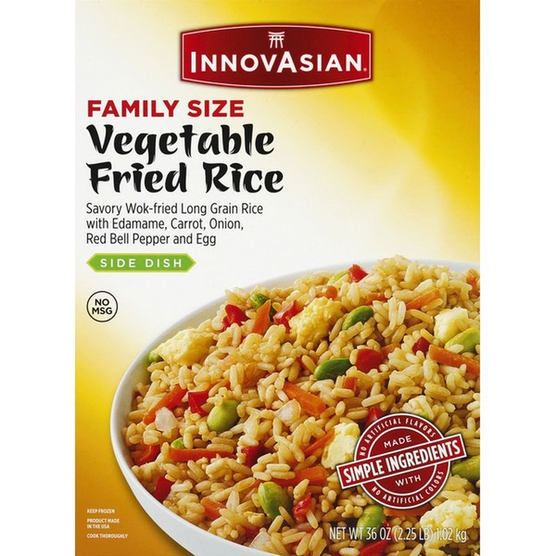 InnovAsian Cuisine Fried Rice, Vegetable, Family Size (36 oz) - Instacart