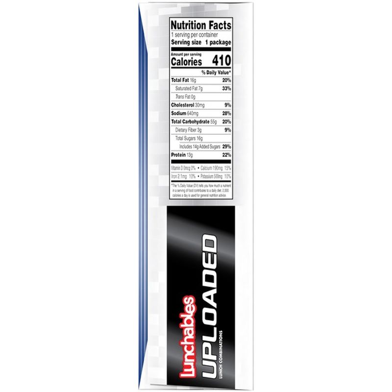 Lunchables 6-Inch Turkey & Cheddar Cheese Sub Sandwich Meal Kit with ...