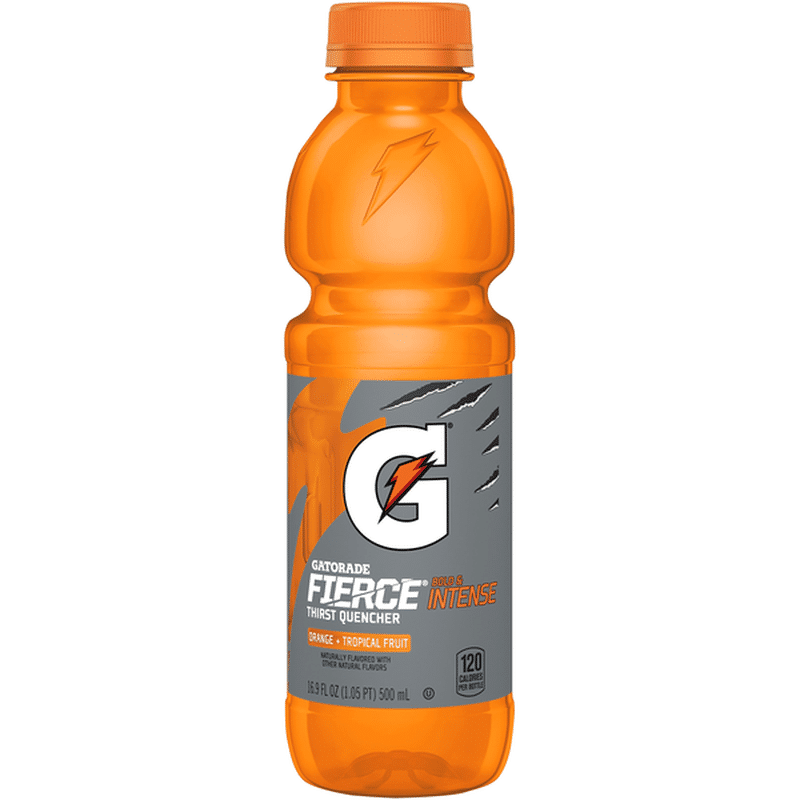 Gatorade Fierce Orange + Tropical Fruit Thirst Quencher (500 ml ...
