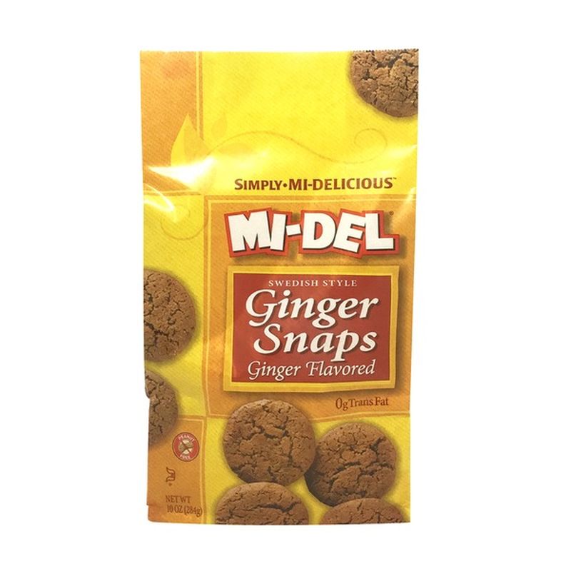 Mi del Ginger Snaps, Ginger Flavored, Swedish Style (10 oz) - Instacart