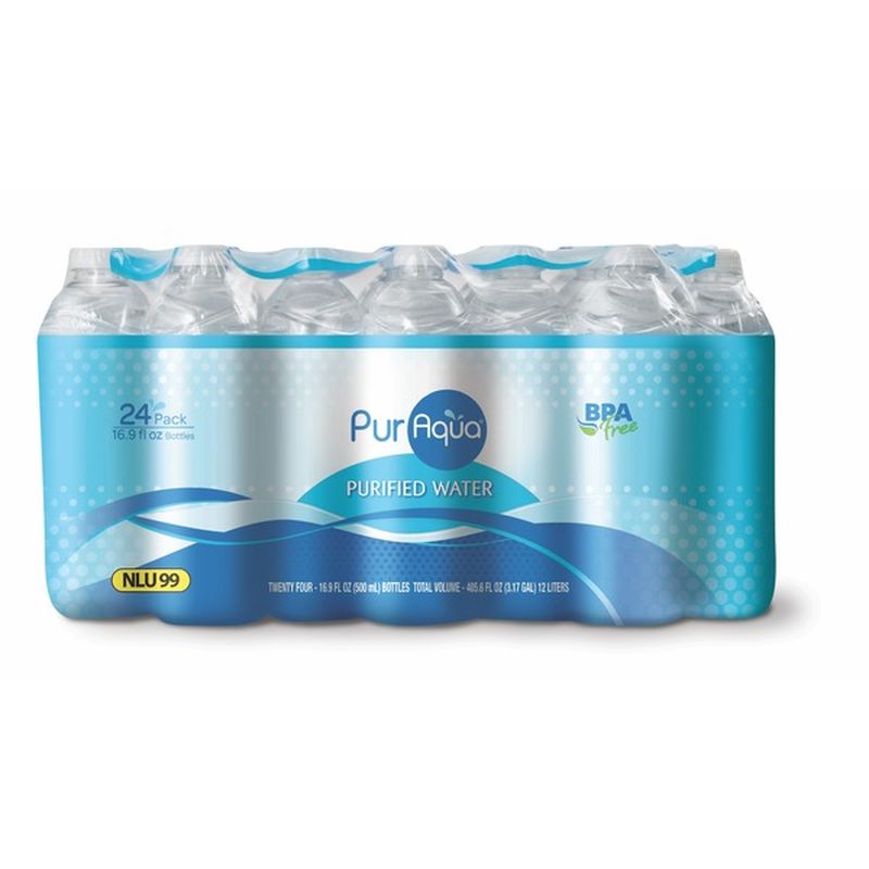 PurAqua Purified Water (16.9 fl oz) - Instacart